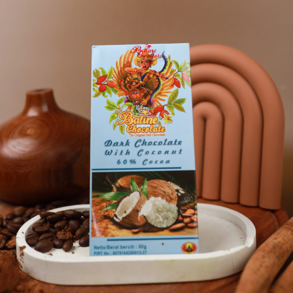 Dark Coconut 50GR - Pioner Coklat Artisan Bali
