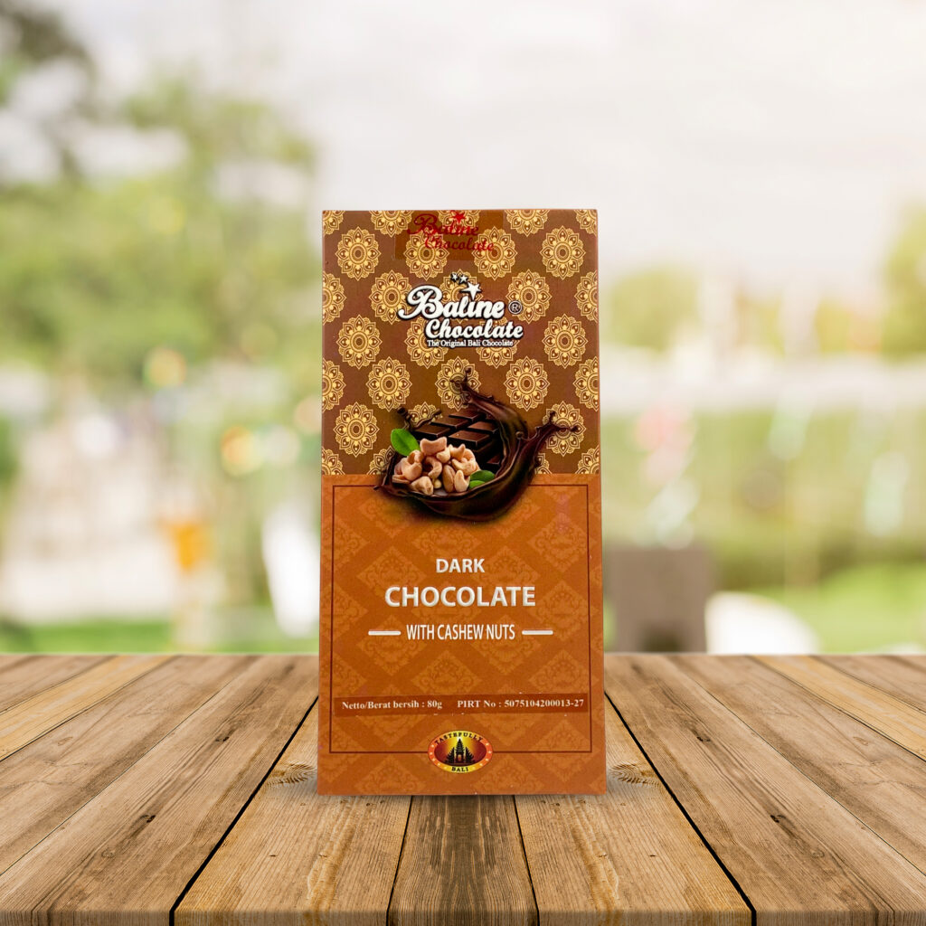 Dark Cashew Nuts 80GR - Inilah Coklat artisan Bali